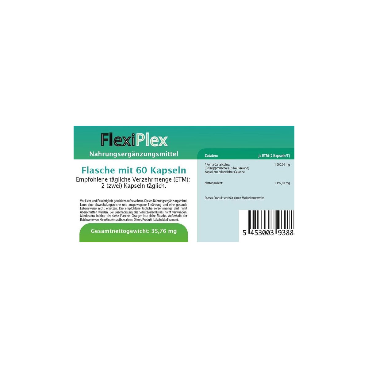 FlexiPlex (60 Kapseln), 39,00
