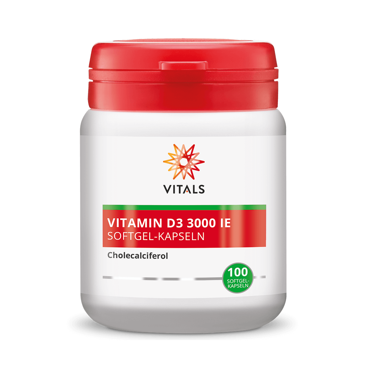 Vitamin D3 3000 IE (100 Softgel-Kapseln), 19,95