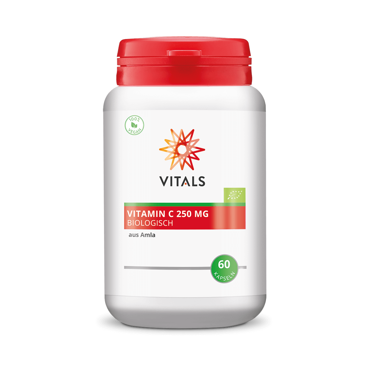 Vitamin C 250 mg Biologisch (60 Kapseln), 29,95